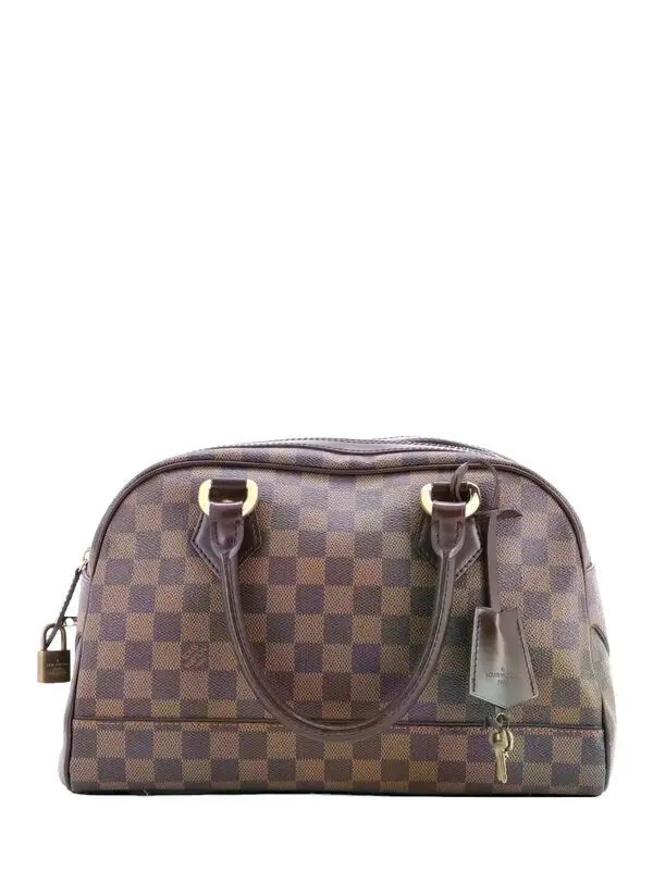 LOUIS VUITTON Duomo Boston Damier Handbag - Brown
