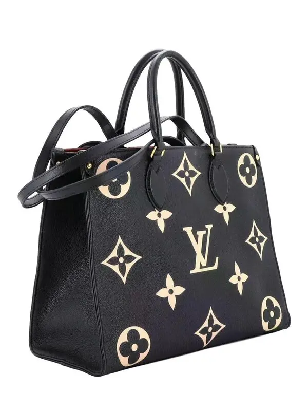 LOUIS VUITTON Onthego Mm Monogram Empreinte Tote - Black