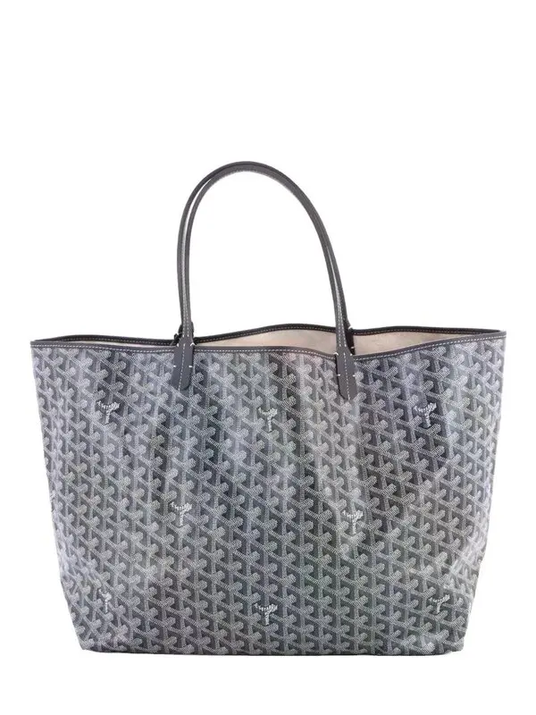 Goyard Saint Louis Coated Canvas Gm Tote Bag - Grey
