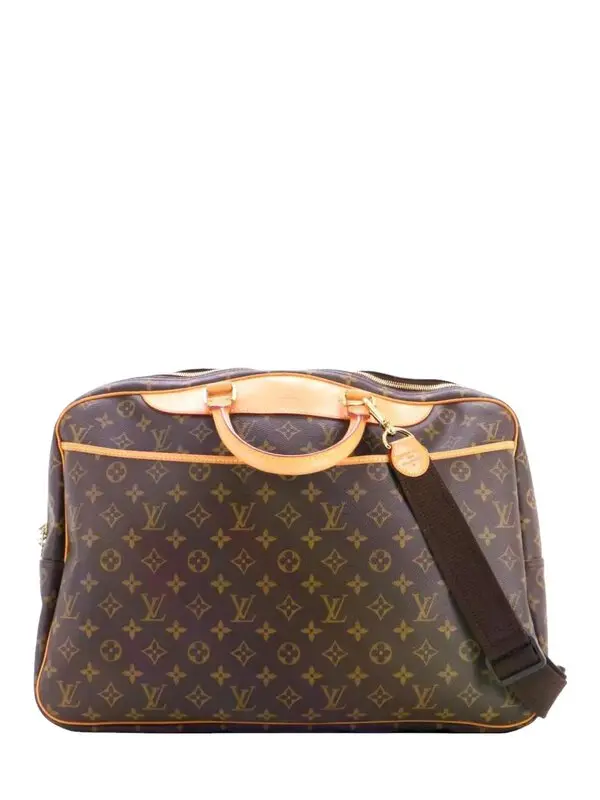 LOUIS VUITTON Alize 24 Heures Travel Bag Monogram Canvas - Brown