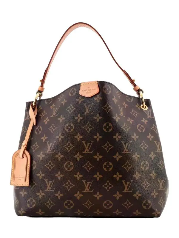 LOUIS VUITTON Graceful Handbag Monogram Canvas Pm - Brown