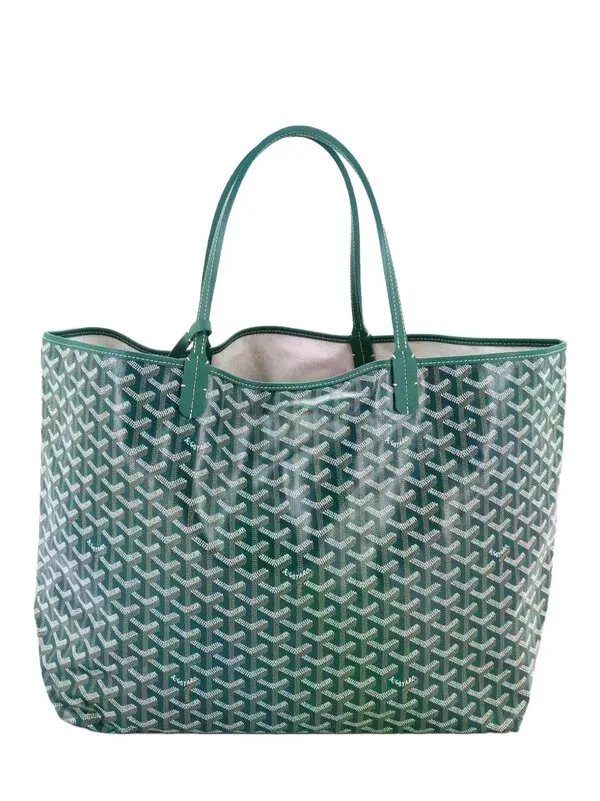 Goyard Saint Louis Coated Canvas Gm Tote Bag - Green