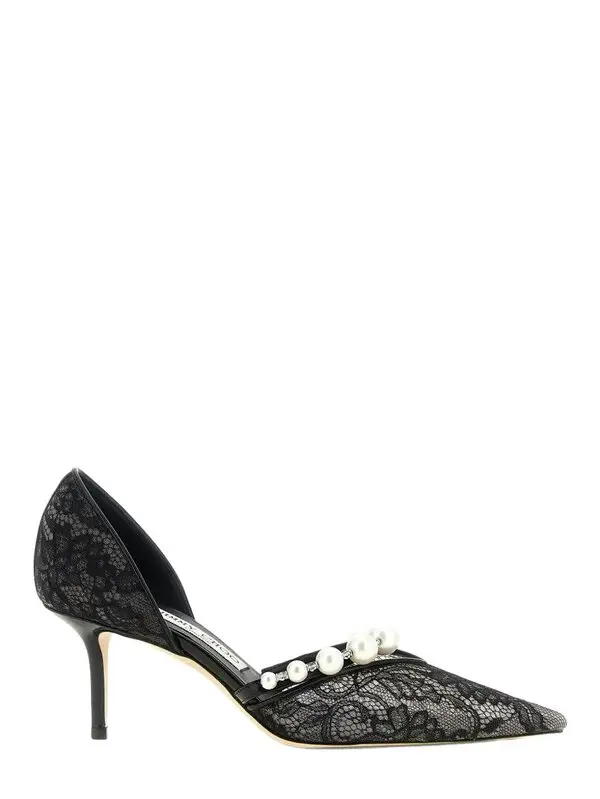 JIMMY CHOO Aurelie Lace Pumps - Black