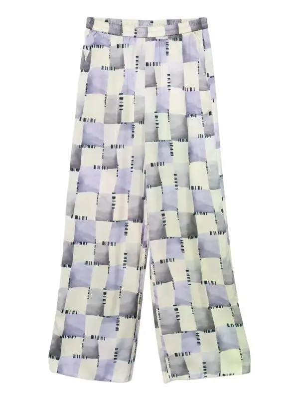 Emporio Armani Patterned Trousers - Neutrals