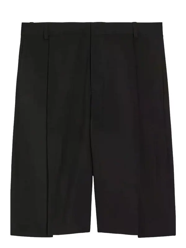 Casablanca Pleated Tailored Shorts - Black