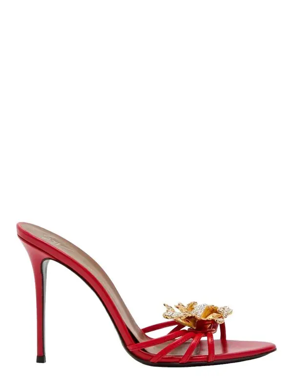 GIUSEPPE ZANOTTI Clandestino Stiletto Sandals - Red
