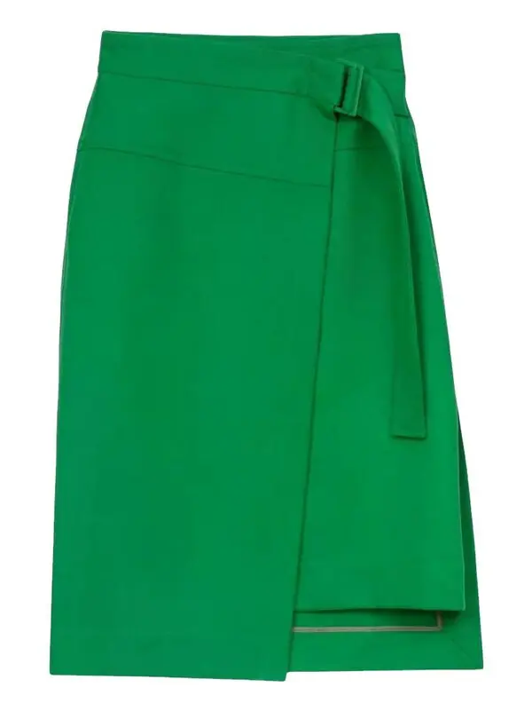 3.1 Phillip Lim Cavalry Belted Wrap Skirt - Green
