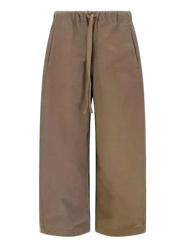 ENTIRE STUDIOS Drawstring Barrel Trousers - Neutrals
