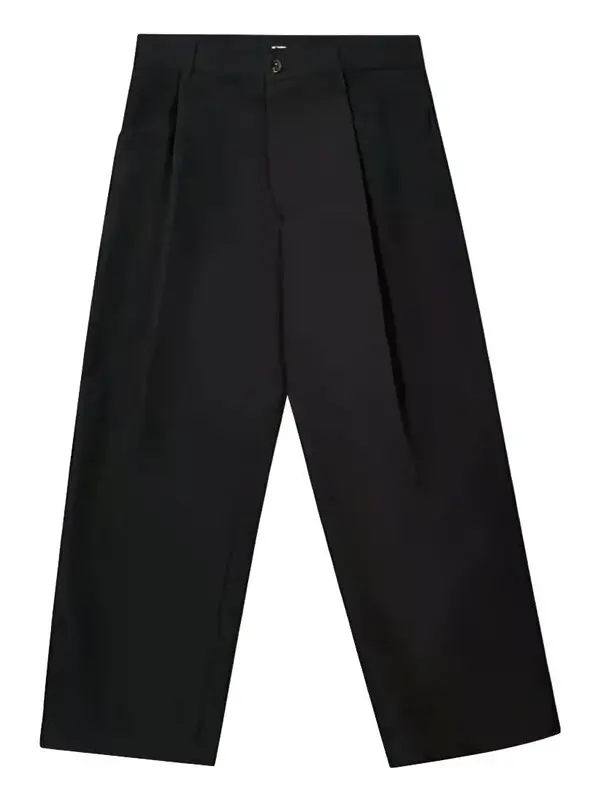 WILLY CHAVARRIA Pleated Tailored Trousers - Black