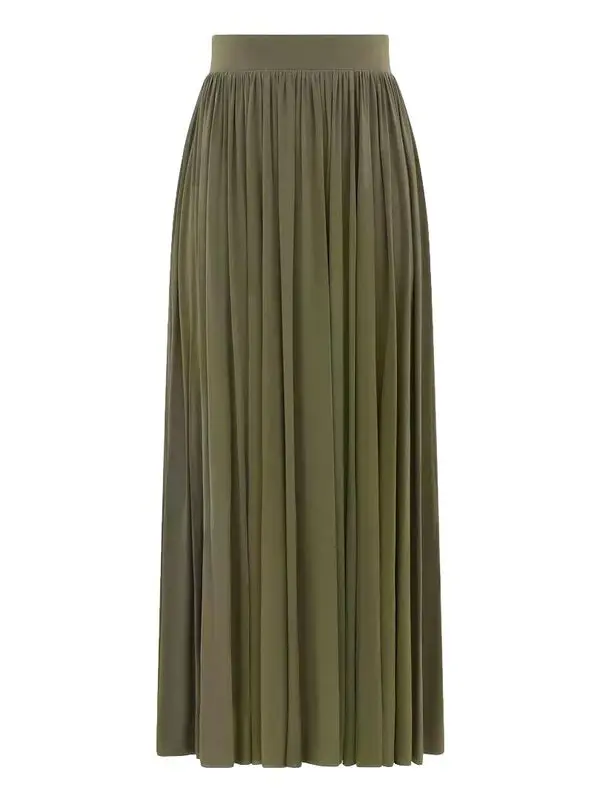 Zimmermann Pleated Midi Skirt - Green