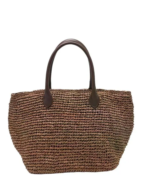 Marella Balia Woven Top-handle Shoulder Bag - Brown