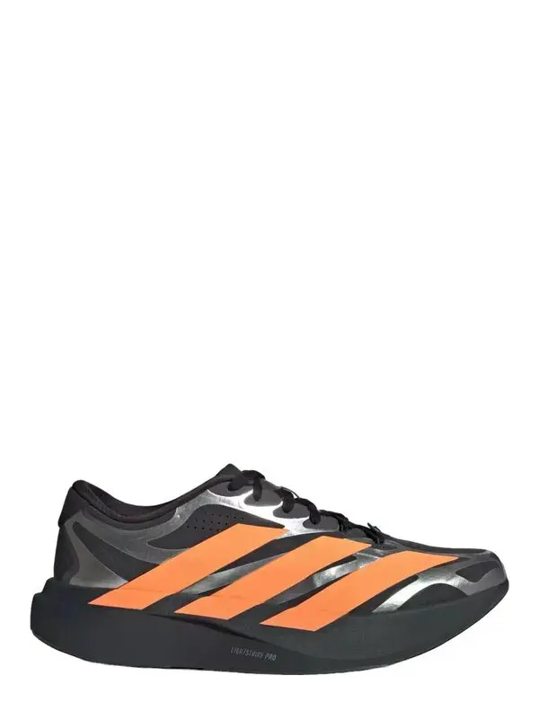 Adidas Adizero Evo Striped Metallic Sneakers - Black