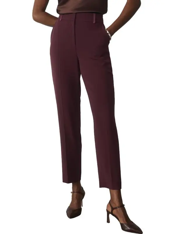 The Fold Clever Crepe Tavira Trousers - Purple