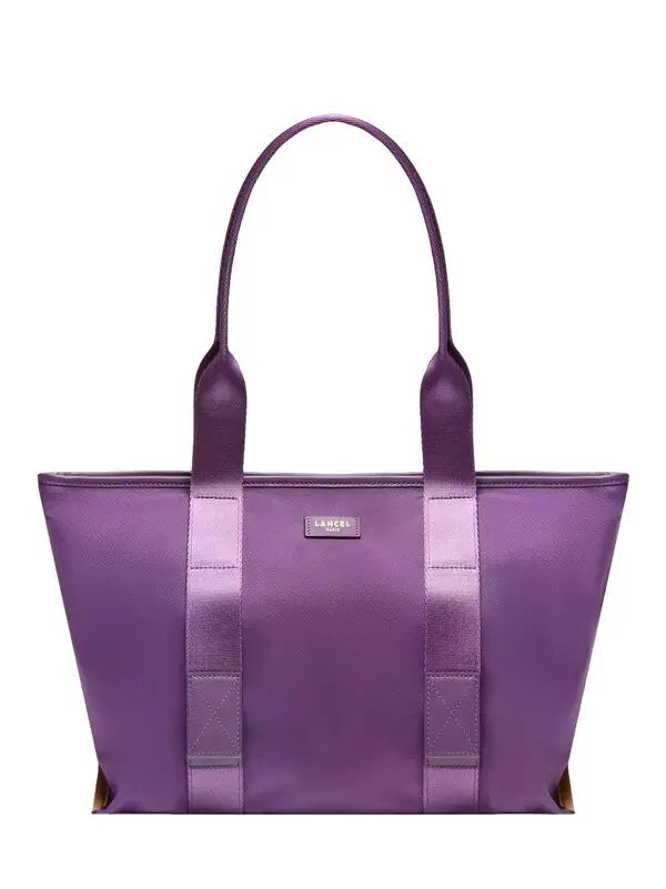 LANCEL Medium Mistral Rollable Zip Tote Bag - Purple