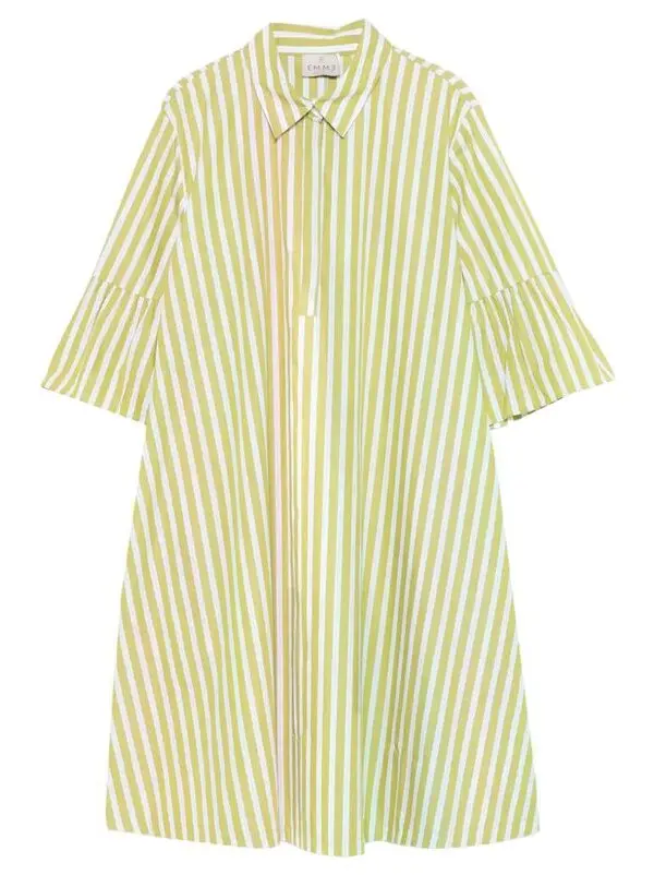 Marella Striped Mini Dress - Green