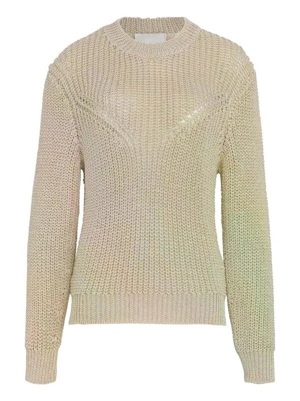 Isabel Marant Ribbed-knit Jumper - Neutrals