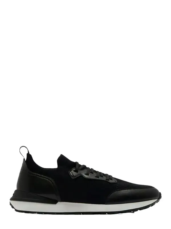 Magnanni Knit Panel Sneakers - Black