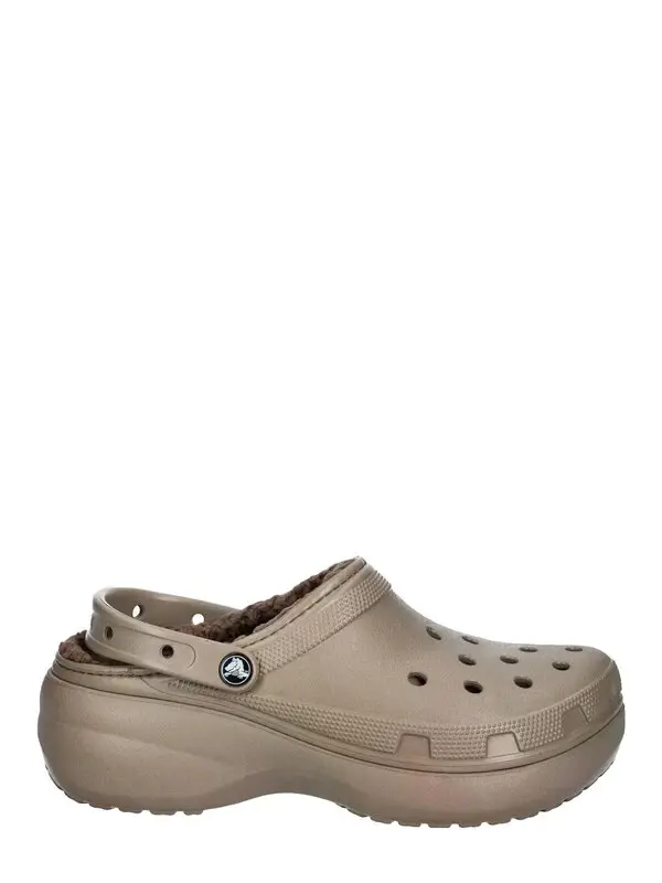 CROCS Platform Clogs - Neutrals