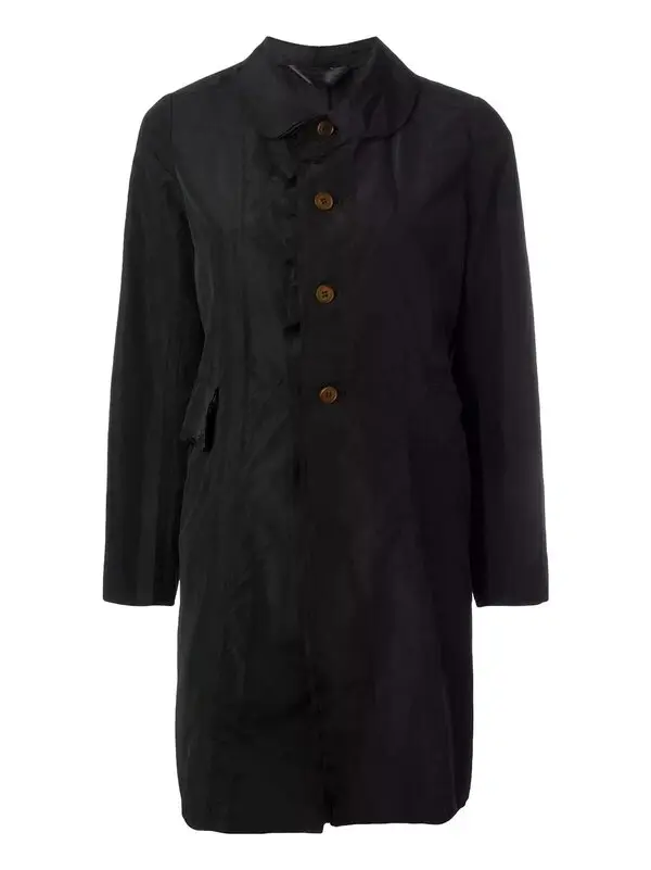 Comme Des Garçons Peter Pan Collar Coat - Black