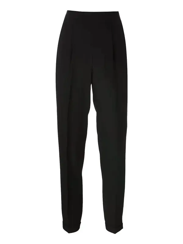 Philosophy Di Lorenzo Serafini Pleated Tapered Trousers - Black