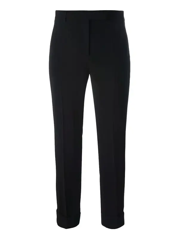 Philosophy Di Lorenzo Serafini Tailored Cropped Trousers - Black