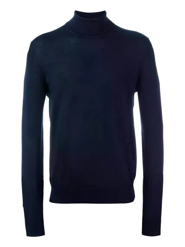 Paul Smith Turtleneck Jumper - Blue