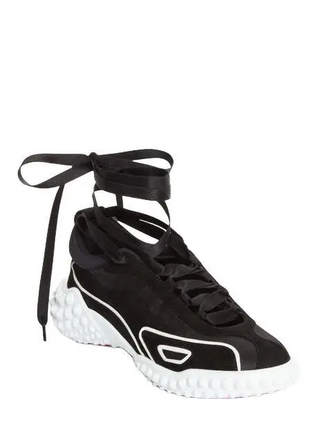 CHRISTIAN LOUBOUTIN Mara Ankle-tie Sneakers - Black