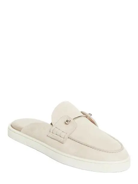 CHRISTIAN LOUBOUTIN Chanme Loafer Mule - Beige