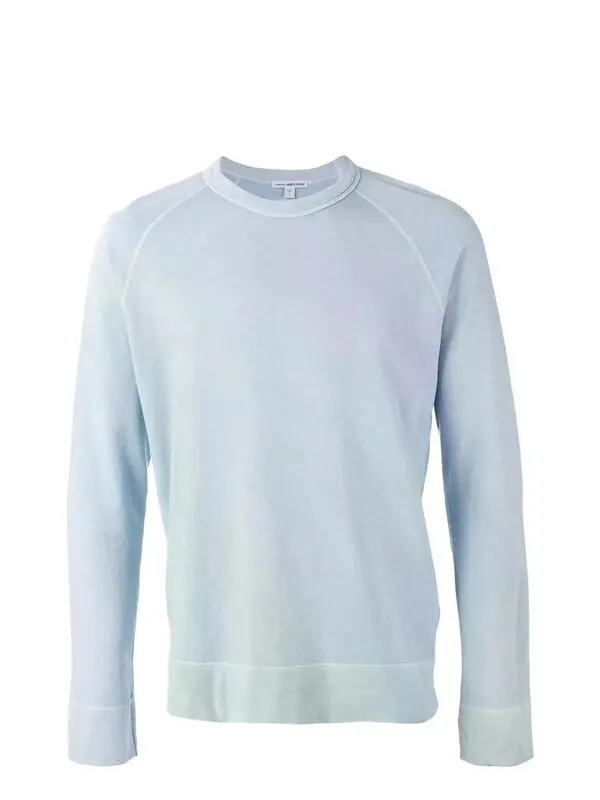 JAMES PERSE Long Sleeve Raglan Sweatshirt - Blue