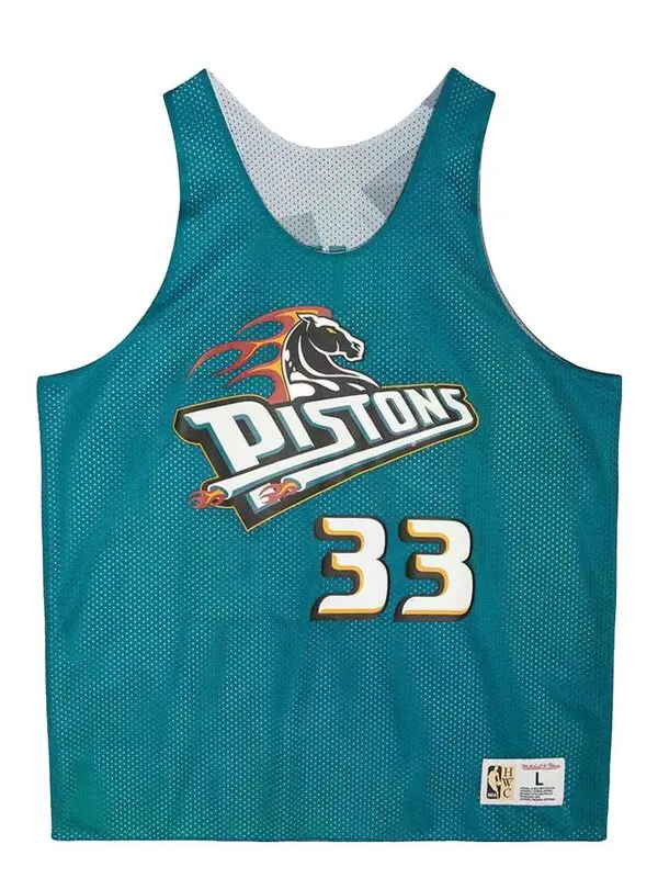 Mitchell & Ness Pistons Grant Hill Reversible Tank Top - Blue