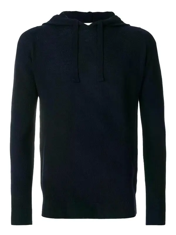 John Smedley 4singular Hooded Sweater - Blue