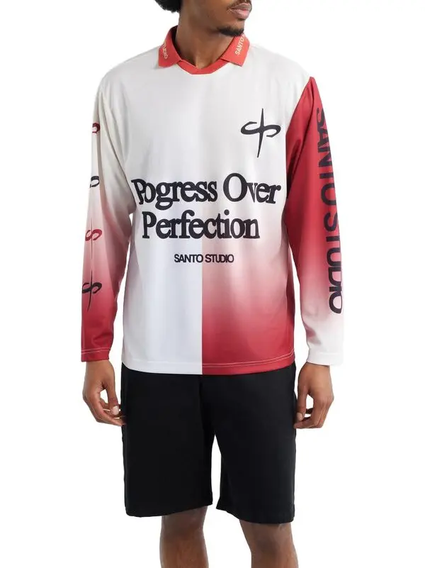 SANTO STUDIO Progress Over Perfection Jersey - Red
