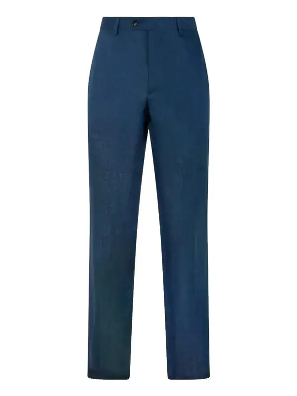 BILLIONAIRE Linen Trousers - Blue