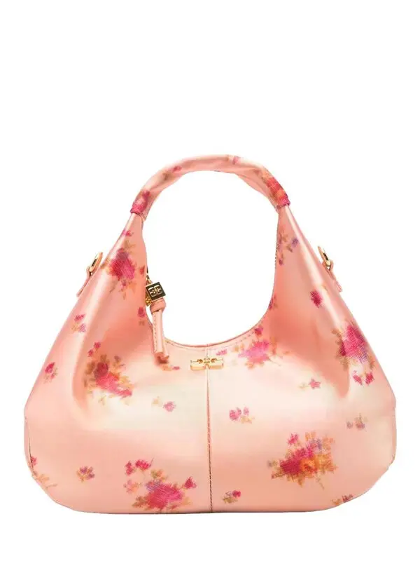 GANNI Floral Print Tote Bag - Orange