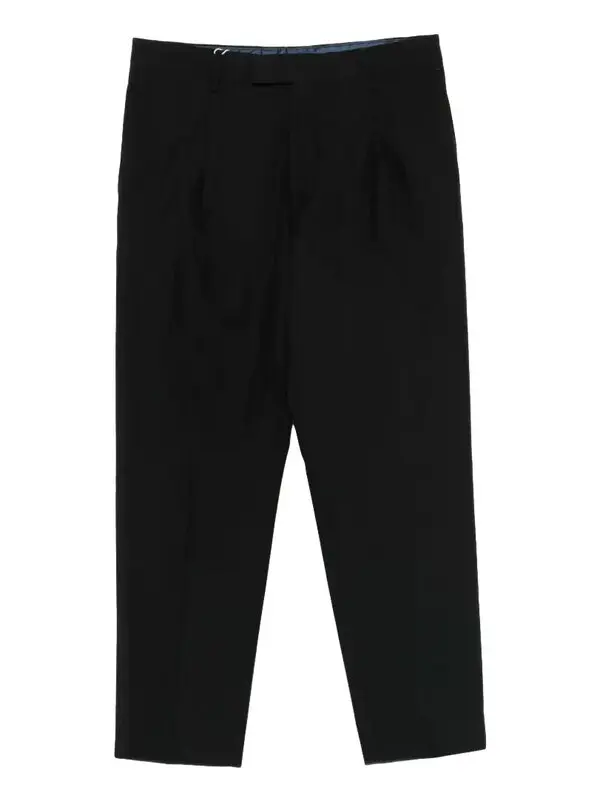 GREYED Albert Pleated Trousers - Black