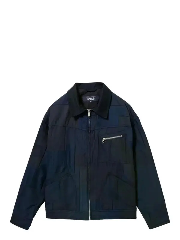 Comme Des Garçons Panelled Jacket - Blue