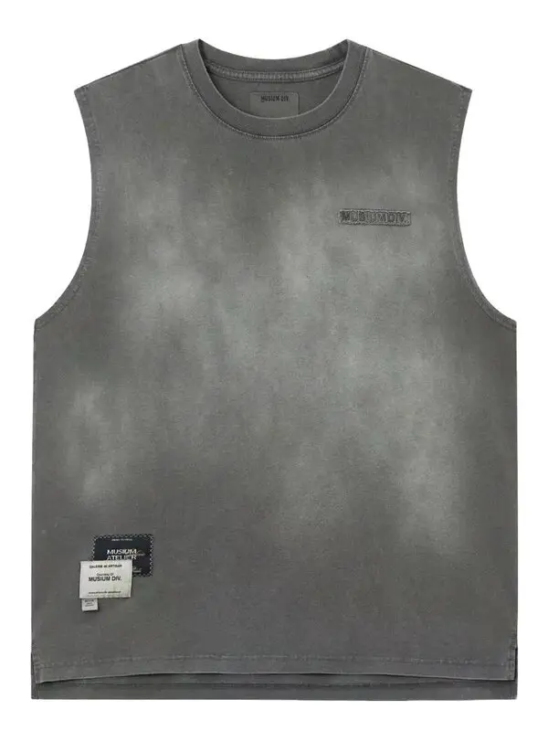 MUSIUM DIV. Logo-detail Sleeveless Vest - Grey