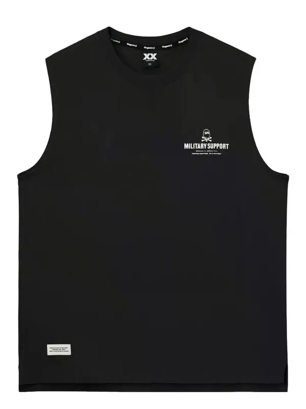 FINGERCROXX Military Support Sleeveless Top - Black