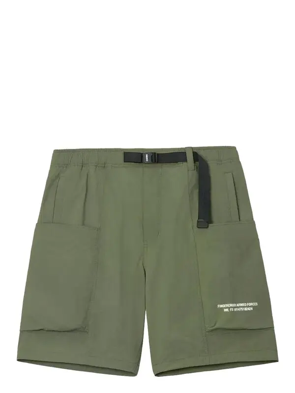 FINGERCROXX Cargo Shorts - Green