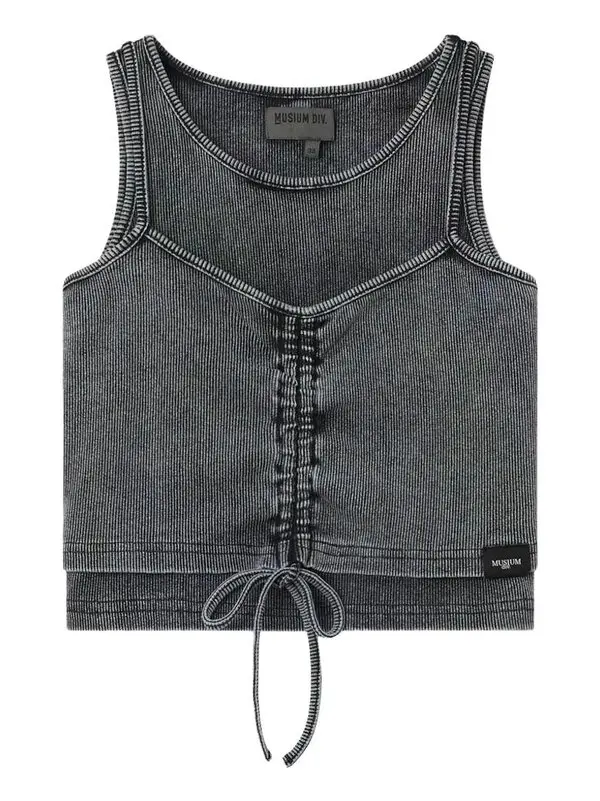 MUSIUM DIV. Drawstring Tank Top - Grey