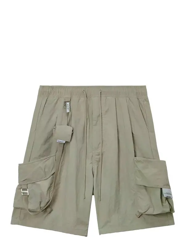MUSIUM DIV. Drawstring Cargo Shorts - Neutrals