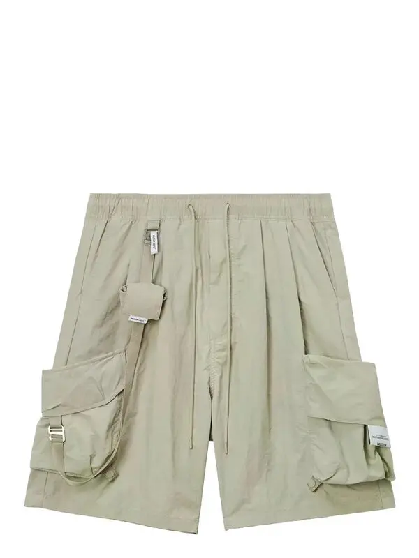 MUSIUM DIV. Drawstring Cargo Shorts - Neutrals