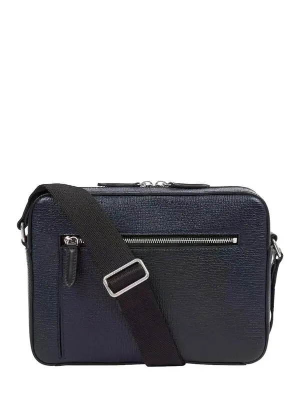 Smythson Zip Ludlow Crossbody Bag - Blue