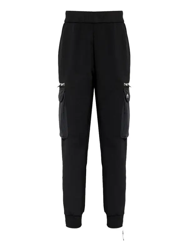 Moose Knuckles Mixed Media Cargo Trousers - Black