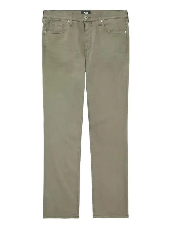 Paige Transcend Federal Straight Leg Jeans - Brown