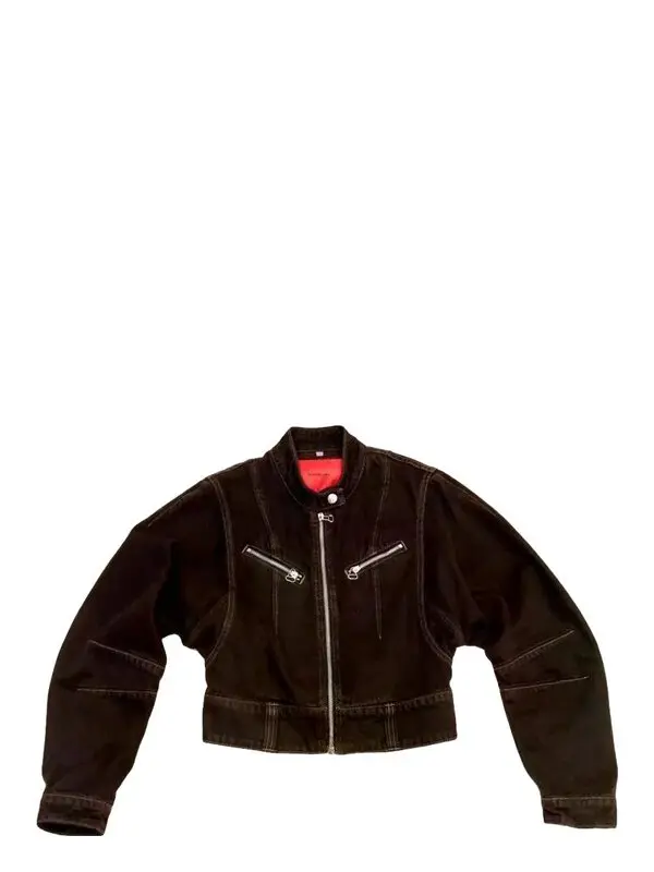 Eckhaus Latta Welt-pockets Bomber Jacket - Brown