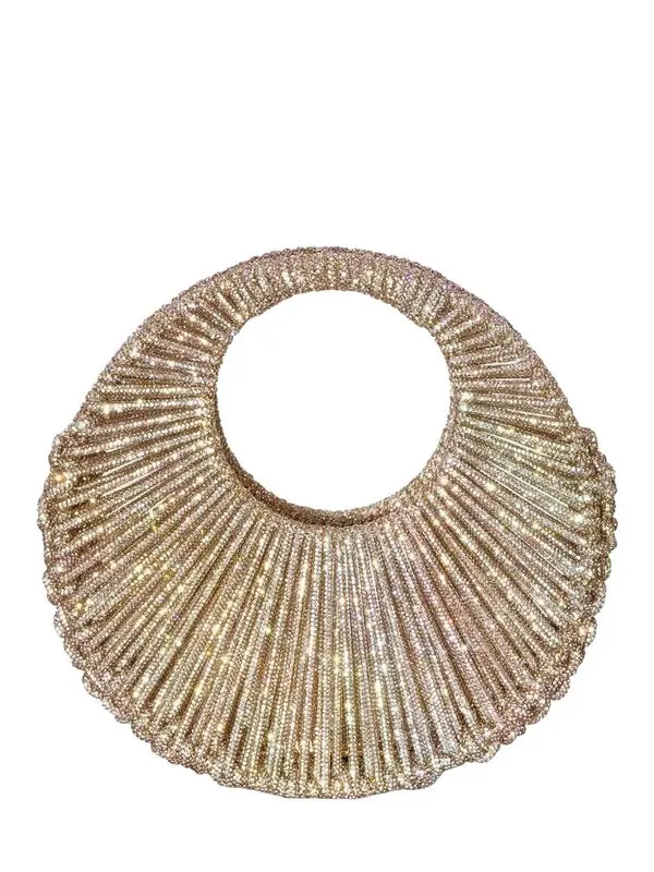 HIBOURAMA Resin Metallic Tote Bag - Gold