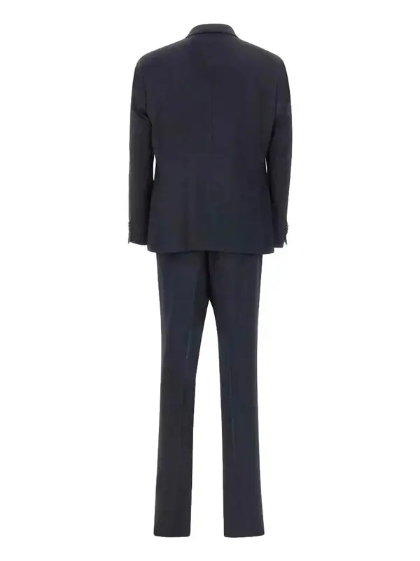 MANUEL RITZ Pin Flap Pockets Suit - Blue