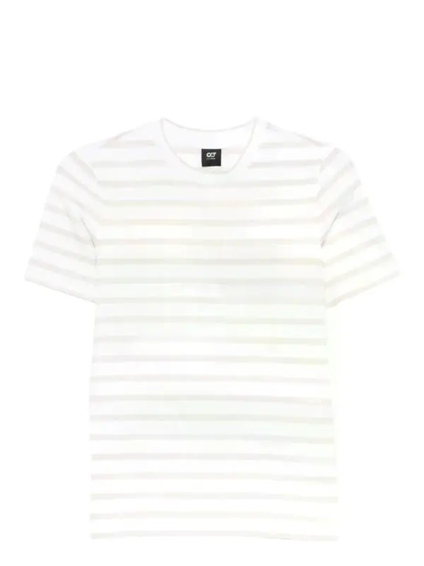 ALPHA TAURI Jali Striped T-shirt - Neutrals