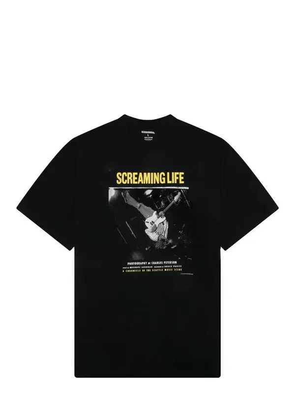NEIGHBORHOOD X Charles Peterson Graphic T-shirt - Black